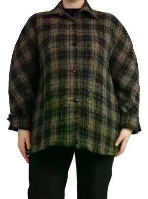 DEDAR Check Padded Shirt - Brown