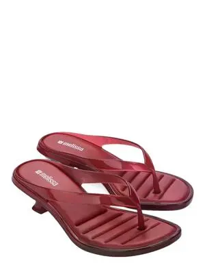 Melissa Thong-strap Heeled Sandals - Red