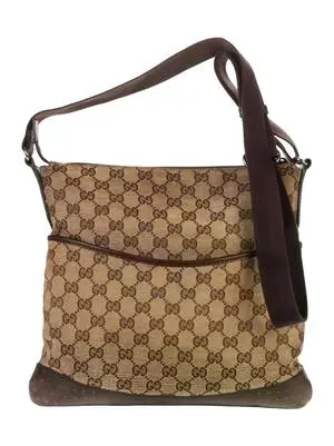 Gucci Gg Supreme Messenger Bag - Neutrals