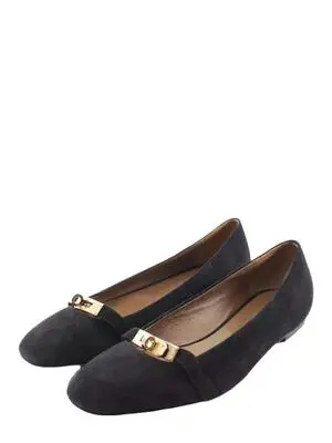 Hermès Bilbao Kelly Turn-lock Ballet Flats - Black
