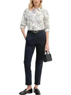 BENETTON Straight-leg Chino Trousers - Blue