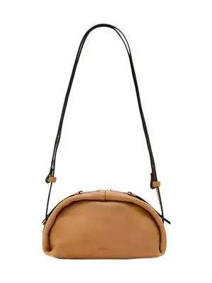 ALLSAINTS Rosalie Logo-debossed Crossbody Bag - Brown