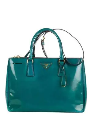 Prada Galleria Double-zip Tote Bag - Green