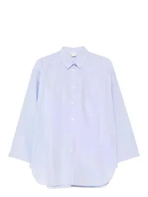 Aspesi Vertical Stripe Shirt - Blue