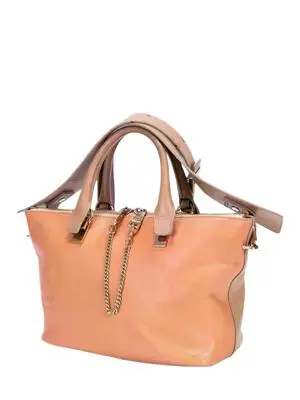 Chloé Bailey Chain Tote Bag - Orange