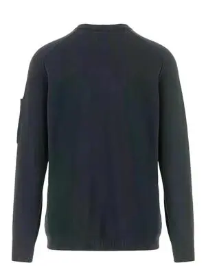 C.P. COMPANY Lens Detail Sweater - Blue