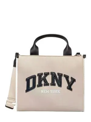 Dkny Hadlee Logo Patch Tote Bag - Neutrals