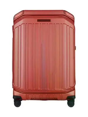 PIQUADRO Ridged Four-wheel Suitcase - Red