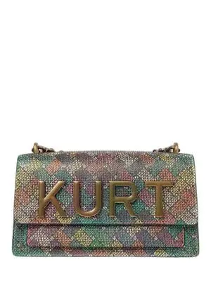 KURT GEIGER Kurt Geiger London Logo-Lettering Canvas Shoulder Bag