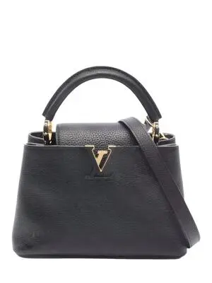 LOUIS VUITTON Capucines Bb Handbag - Black