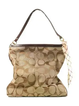 COACH VINTAGE Monogram-print Shoulder Bag - Neutrals