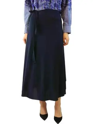 ERES Eeres Julieta Wrap Midi Skirt - Blue