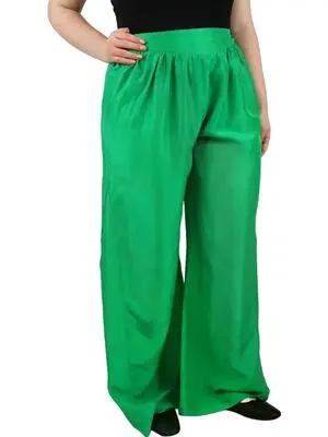 FORTE_FORTE Wide-leg Palazzo Trousers - Green