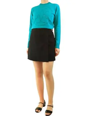 Hermès Gabardine Wrap Skort - Black