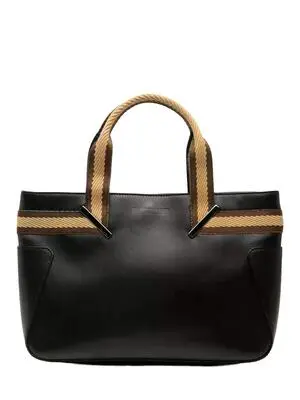 Gucci 2000-2015 Calfskin Web Handbag - Black