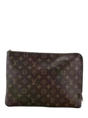 LOUIS VUITTON Monogram Canvas Etui Voyage Pouch Mm - Brown
