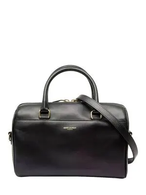Saint Laurent Classic Duffle Satchel - Black
