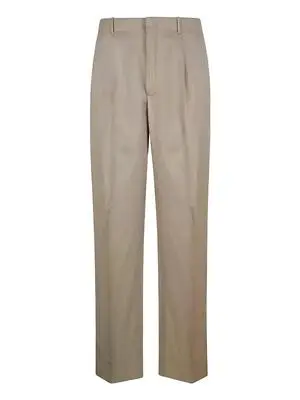 Incotex Pleated Waistband Straight-leg Trousers - Neutrals