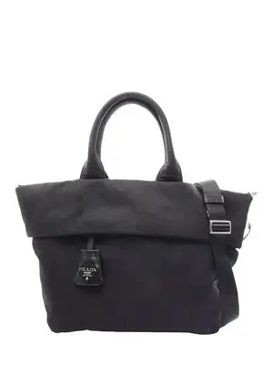 Prada Reversible Satchel - Black