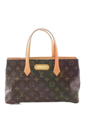 LOUIS VUITTON 2011 Pm Wilshire Monogram Tote Bag - Brown