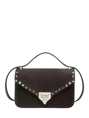 Valentino Garavani Rockstud Shoulder Bag - Brown