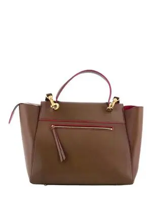 Celine Belt Bag Calfskin Mini Satchel - Brown