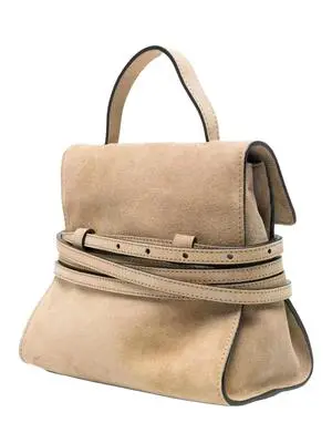 Moschino Belt-detail Mini Bag - Neutrals