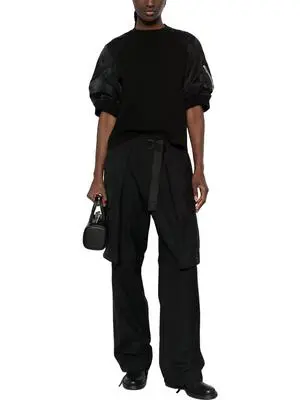 Sacai Belted Cargo Pants - Black