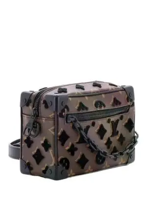 LOUIS VUITTON Soft Trunk Bag Monogram Tuffetage Canvas Mini Crossbody Bag - Black