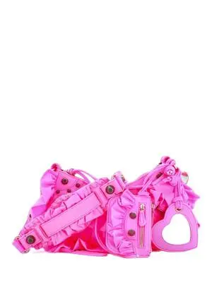 Balenciaga Balenciaga Le Cagole Studded Shoulder Bag Pink