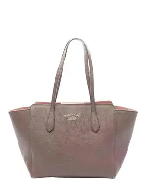 Gucci Gucci Swing Tote Bag Grey