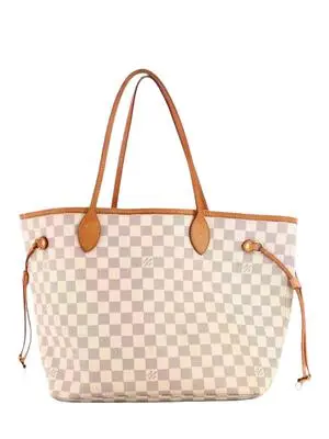 LOUIS VUITTON Neverfull Tote Bag - White