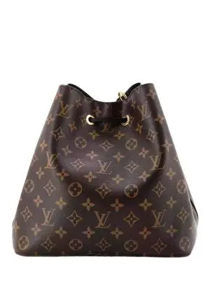 LOUIS VUITTON Monogram Canvas Neonoe Handbag - Brown