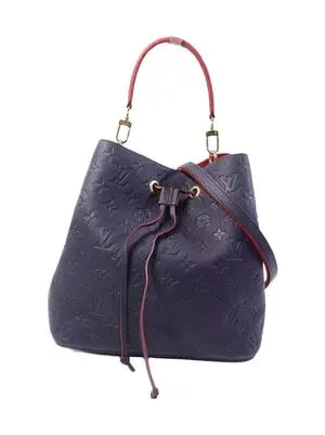 LOUIS VUITTON Mm Neo Noe Monogram Empreinte Bucket Bag - Blue