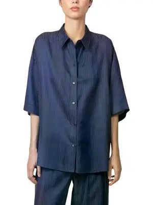 INDRESS Pinstriped Shirt - Blue