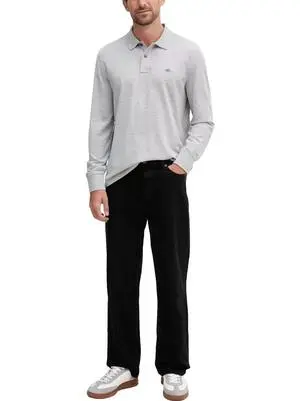 Gant Long-sleeve Polo Shirt - Grey
