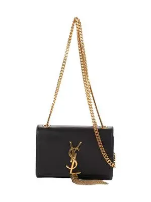 Saint Laurent Kate Tassel Shoulder Bag - Black