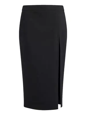 DONDUP Side-slit Maxi Skirt - Black