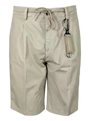 MANUEL RITZ Pleated Drawstring Shorts - Neutrals