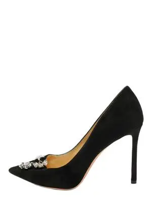 JIMMY CHOO Jasmine Crystal-embellished Pumps - Black