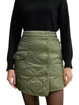 Alpha Industries Quilted Mini Skirt - Green