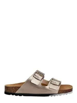 DR. SCHOLL'S SHOES Josephine Buckle-fastening Metallic Sandals - Neutrals