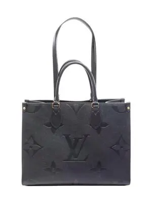 LOUIS VUITTON Monogram Empreinte Onthego Tote Bag - Black