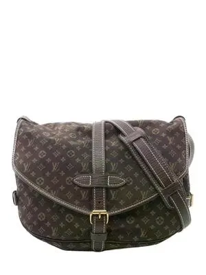 LOUIS VUITTON Monogram Canvas Saumur Shoulder Bag - Brown
