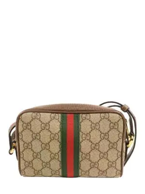 Gucci Ophidia Gg-supreme Shoulder Bag - Neutrals
