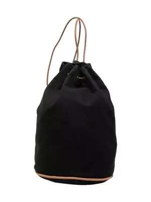 Hermès Toile Polochon Mimile Backpack - Black