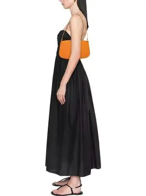 LOUIS VUITTON Epi Demi Lune Pochette Shoulder Bag - Orange