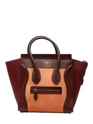 CELINE Celine Micro Luggage Tote Bag