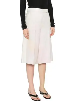 Max Mara Pressed Crease Pocket Shorts - Neutrals