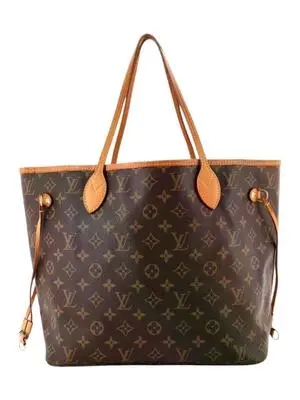 LOUIS VUITTON Neverfull Monogram Canvas Mm Tote Bag - Brown